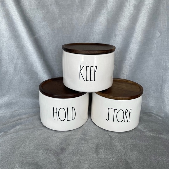 Rae Dunn | Other | Rae Dunn Hold Keep Store Containers | Poshmark
